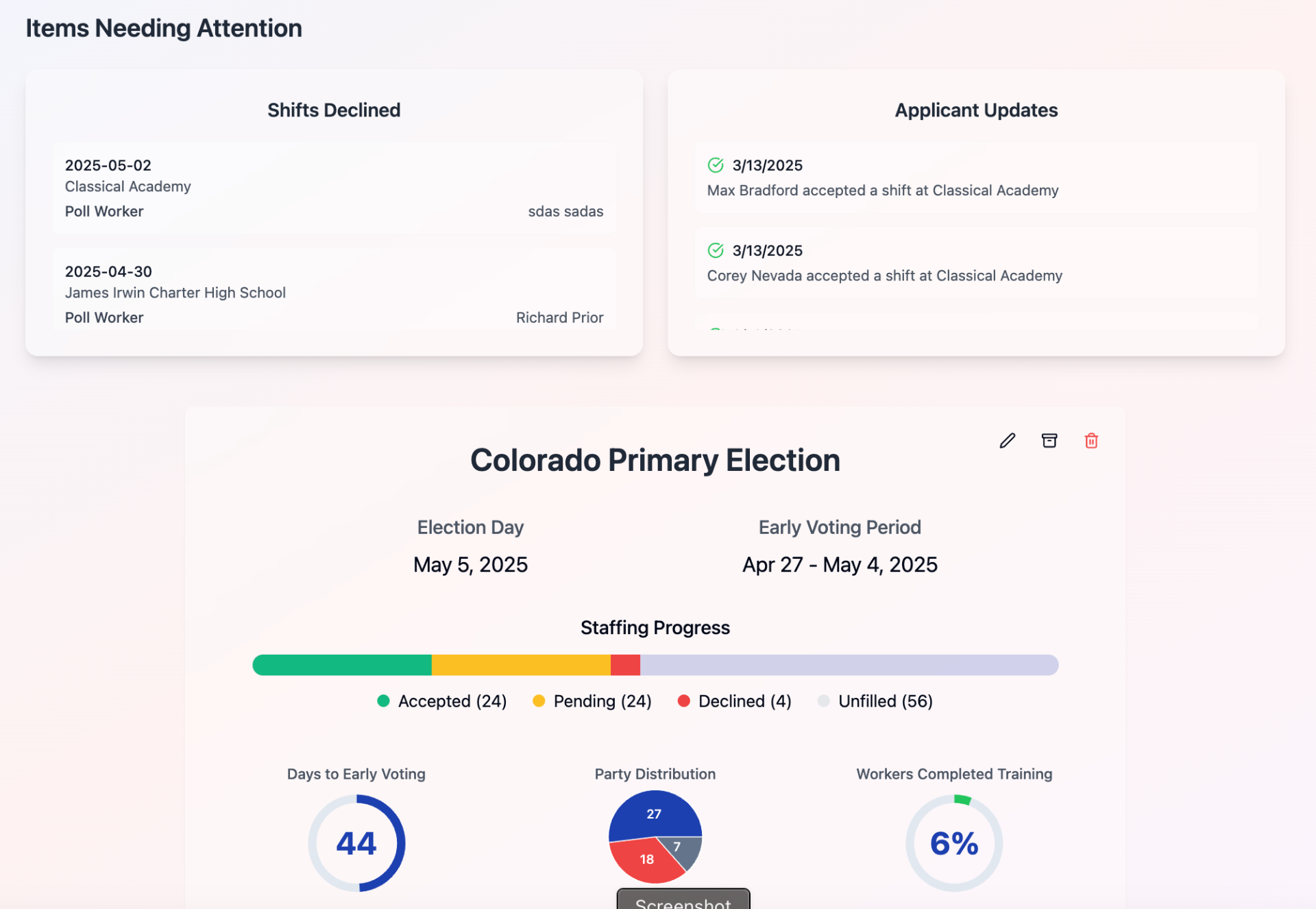 Poll Worker Hub – Election Staffing Made Simple